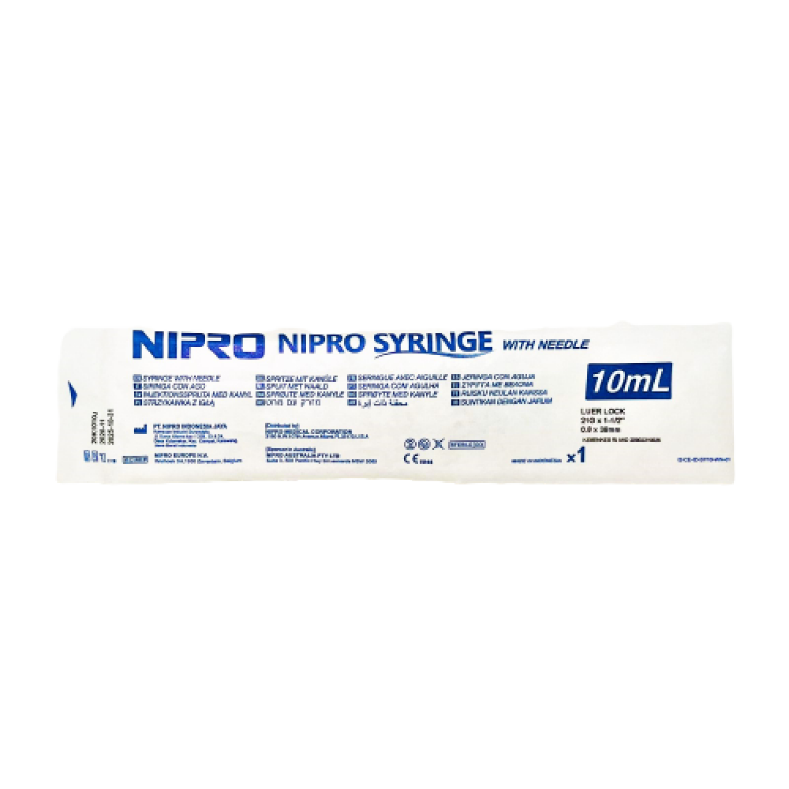 Nipro 10cc Syringe with 21G x 1 1/2 needle